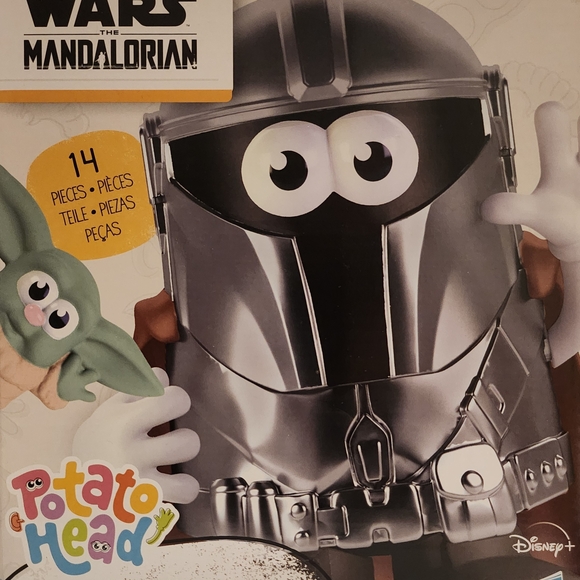 Disney | Toys | Disney Star Wars Mandalorian Potato Head Silver And ...